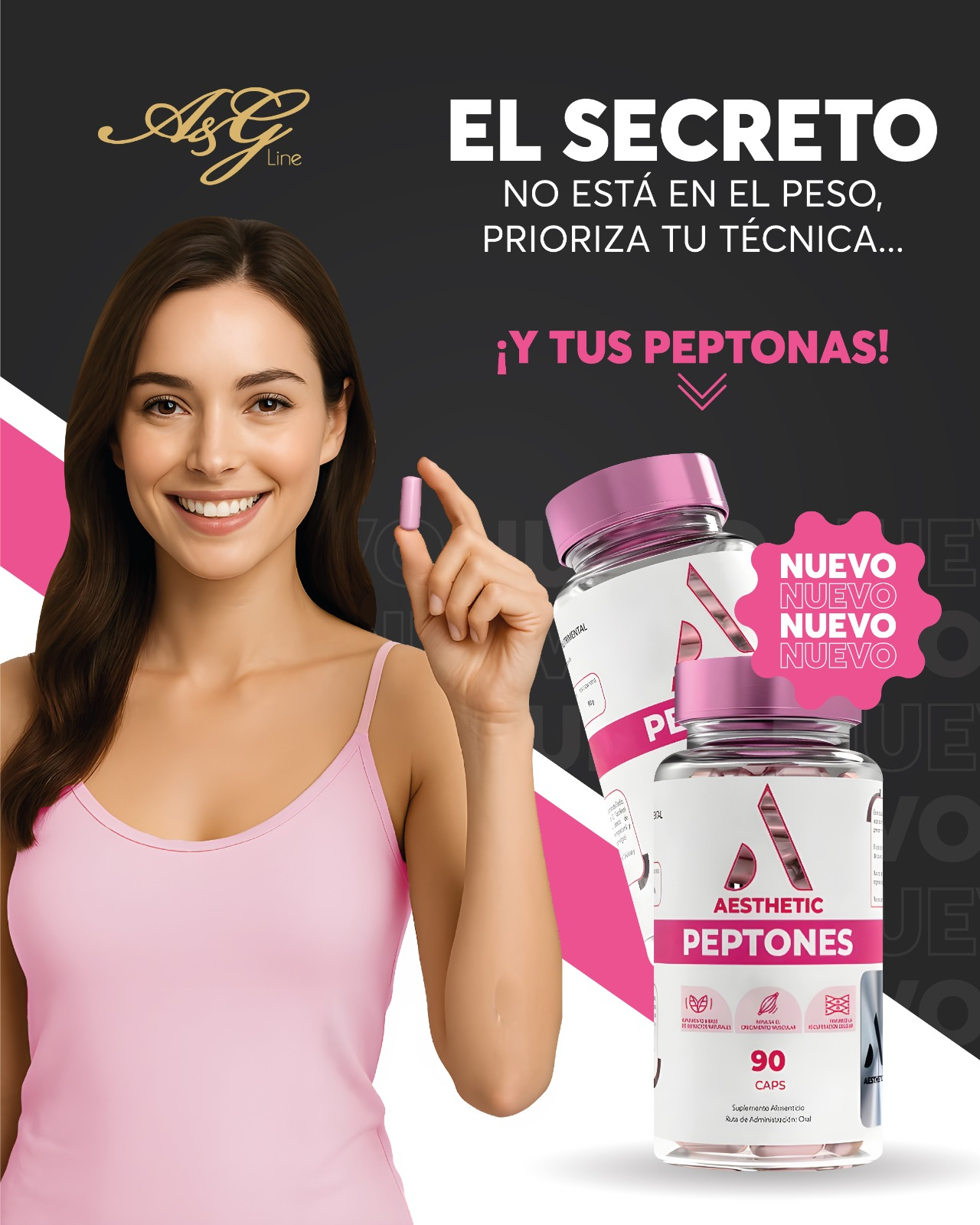 Peptonas en Capsulas - Aesthetic Peptones